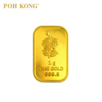 POH KONG 999.9/24K Gold Bunga Raya Gold Bar (1G) – Poh Kong